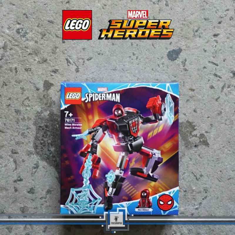 Jual LEGO Superheroes 76171 Miles Morales Armor Mech Spider-Man di Seller Toysgraphy Official ...
