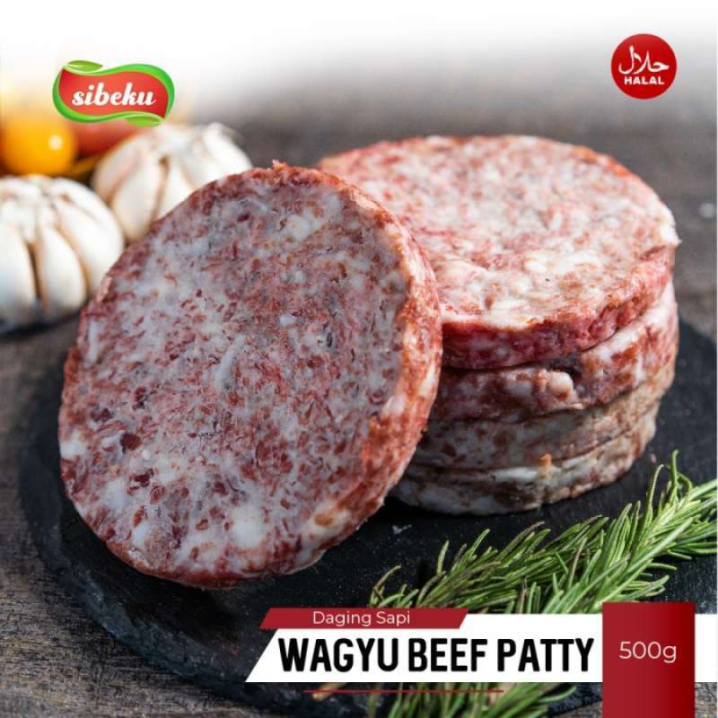 Promo Daging Sapi Wagyu Beef Patty Halal & Higienis 500 g ram(5pcs x ...