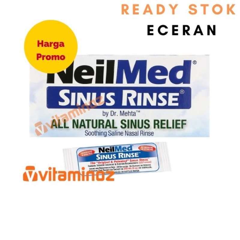 Jual NeilMed Sinus Rinse Premixed Packet Per sachet - Eceran Min 10 ...