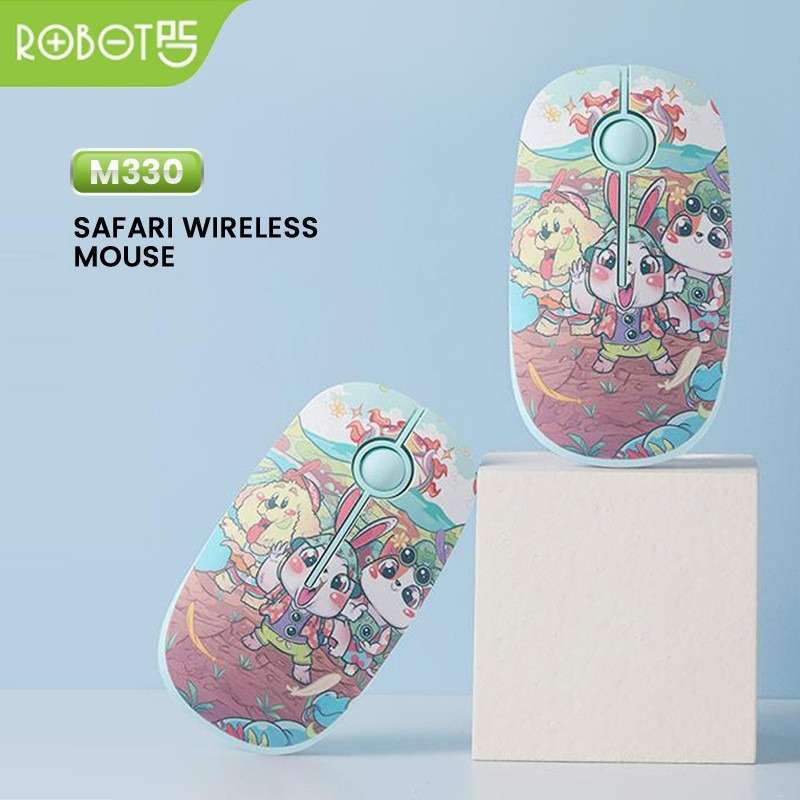 Jual Robot M330 Mouse Wireless Safari X Wd Willy Silent Key Cherry ...