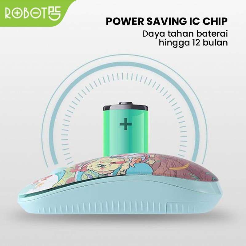 Jual Robot M330 Mouse Wireless Safari X Wd Willy Silent Key Cherry ...