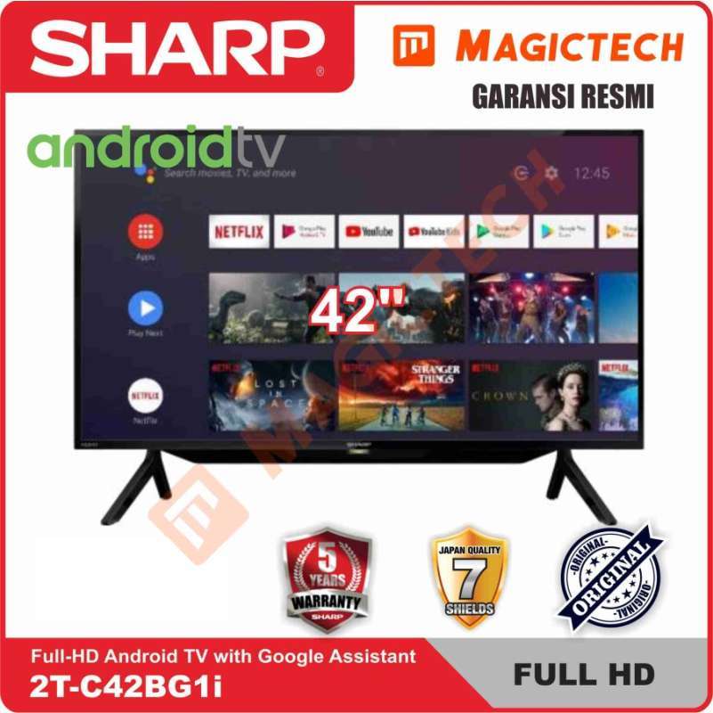 Jual TV LED SHARP 42 INCHI 2T-C42BG1i Full-HD Android TV di Seller ...