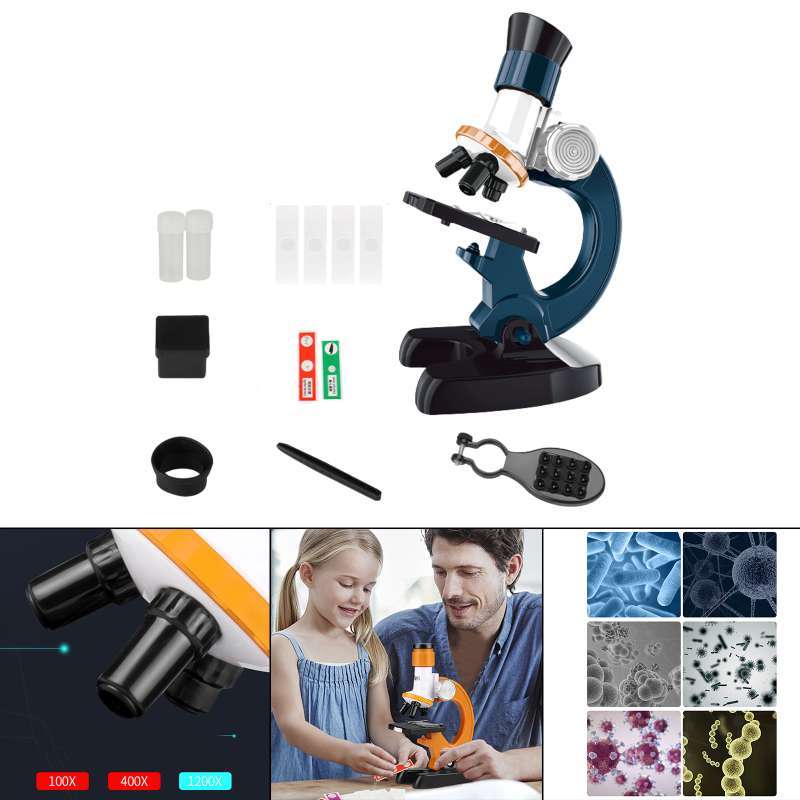 Promo 1200X Optical Microscope Magnification Wide-Field Compound ...