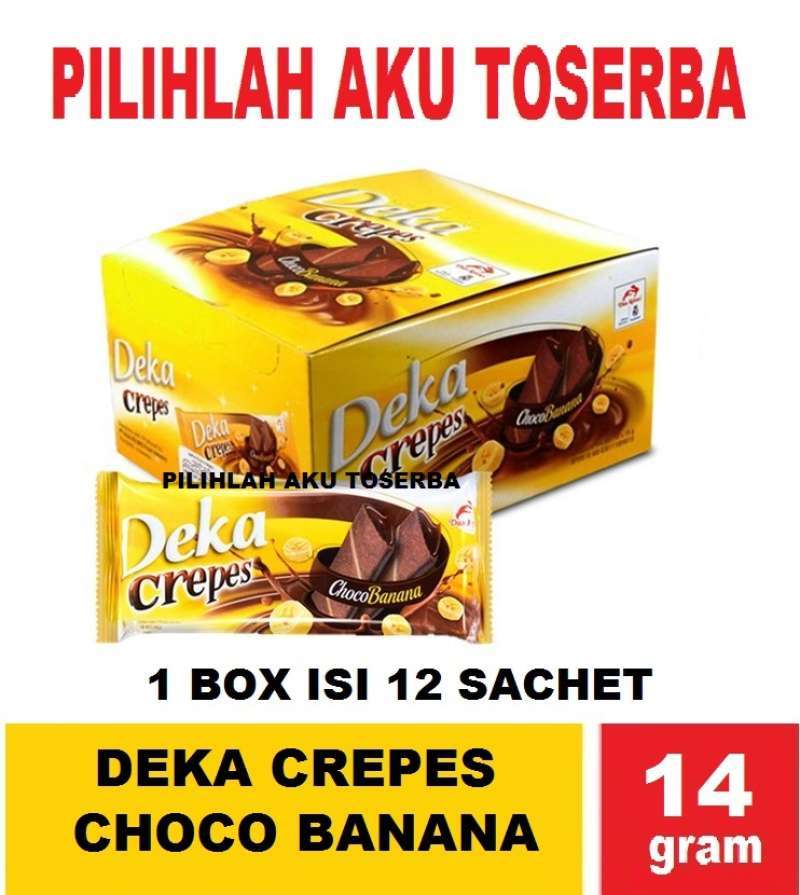 Jual Deka Crepes Choco Banana 14 Gr - ( Harga Per Box ) Di Seller ...