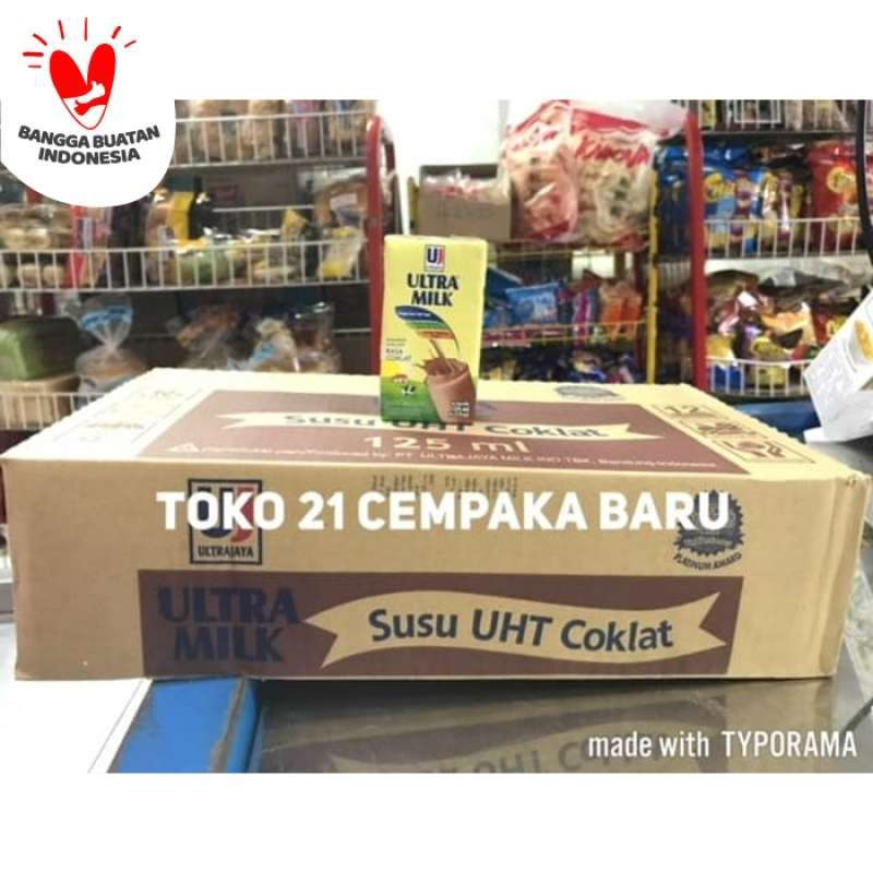 Jual Susu Uht Ultra Milk Coklat 125ml 1 Karton | Cokelat Chocolate 125 Ml Di Seller Toko Dua ...