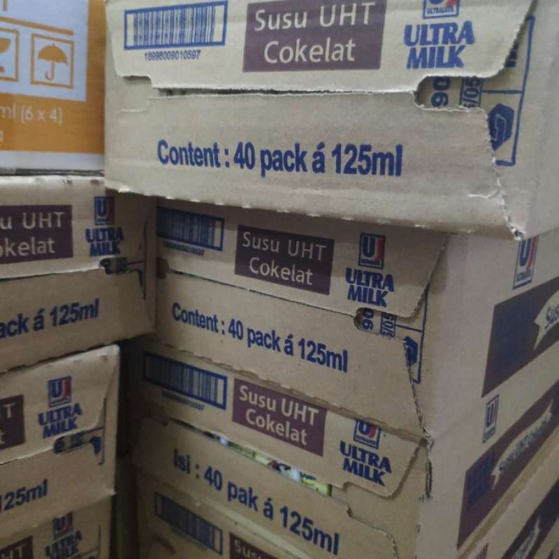 Jual Susu Uht Ultra Milk Coklat 125ml 1 Karton | Cokelat Chocolate 125 Ml Di Seller Toko Dua ...