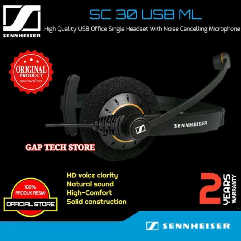 Jual Sennheiser SC 30 USB ML / SC30USBML Single Sided Business Headset ...
