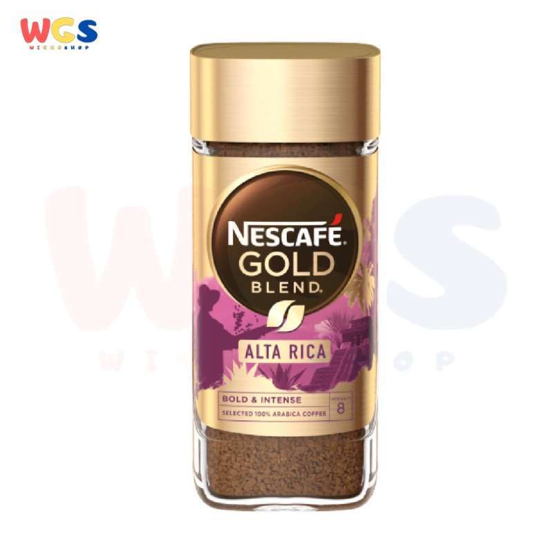 Jual Nescafe Gold Blend Alta Rica Bold & Intense Arabica Coffee 190g di ...