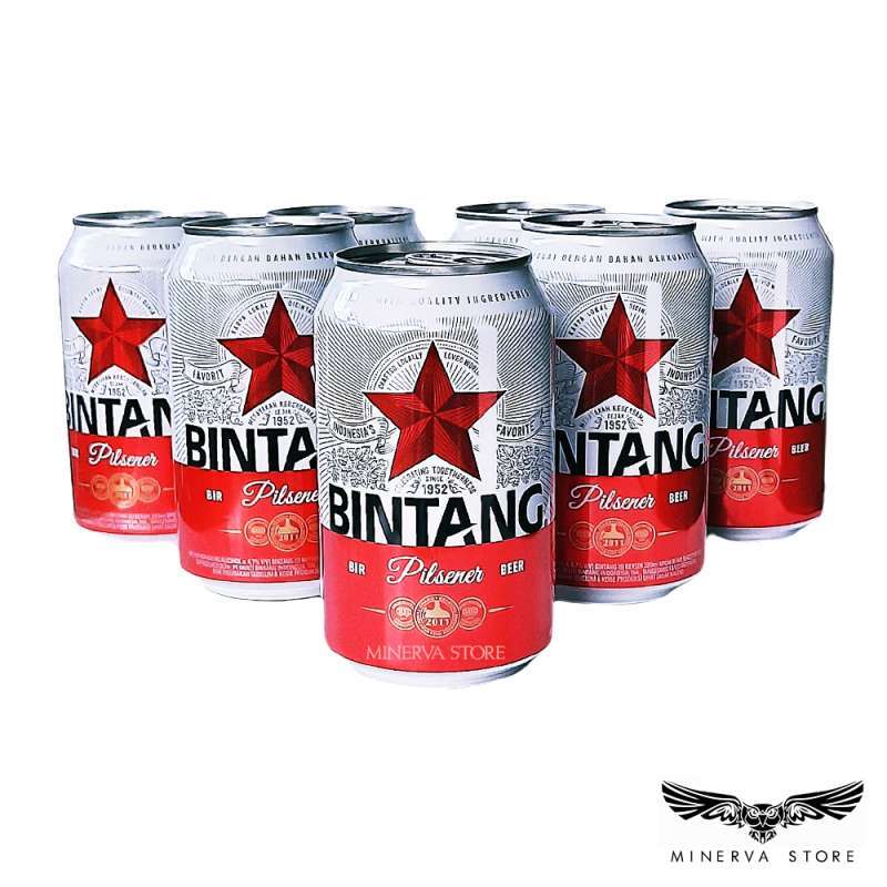 Promo Bintang Pilsener Bir Kaleng 320ml Diskon 9% Di Seller Minerva ...
