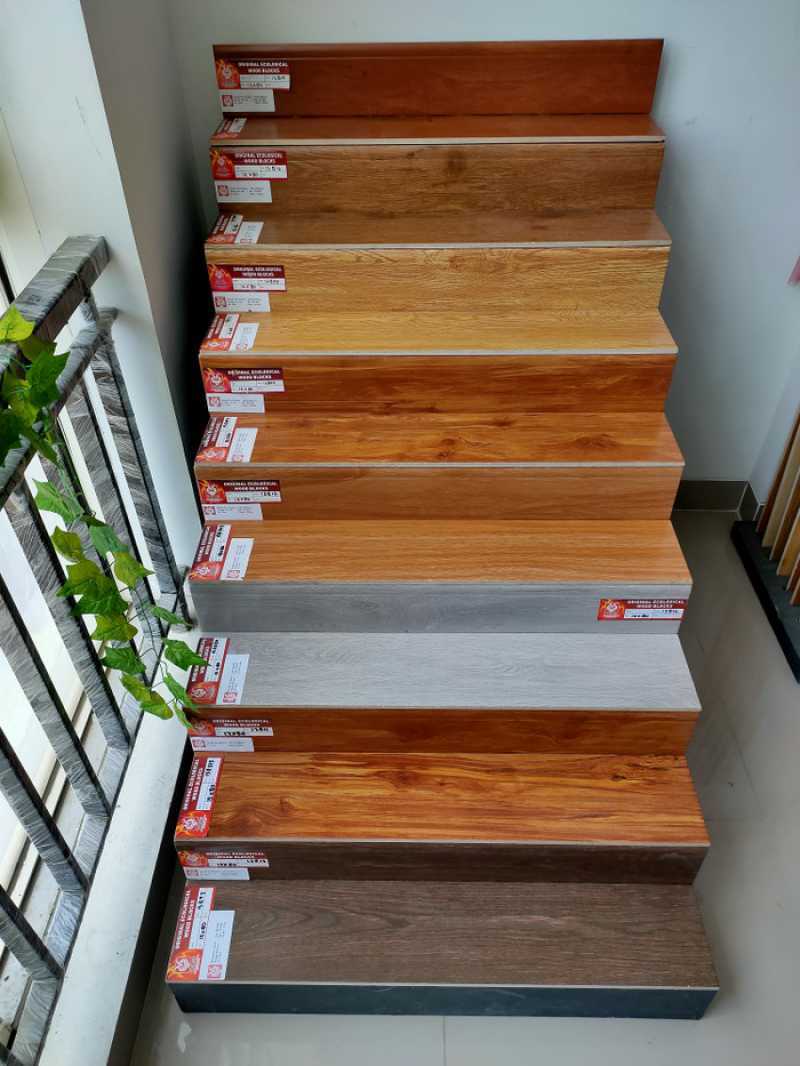 Jual Granit Interior&eksterior Dinding&lantai 20x100 M Motif Kayu Cutting - T21001 Di Seller ...