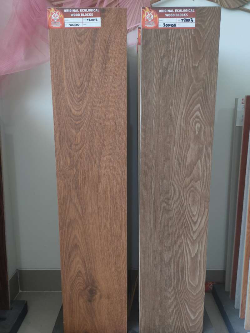 Jual Granit Interior&eksterior Dinding&lantai 20x100 M Motif Kayu Cutting - T21001 Di Seller ...