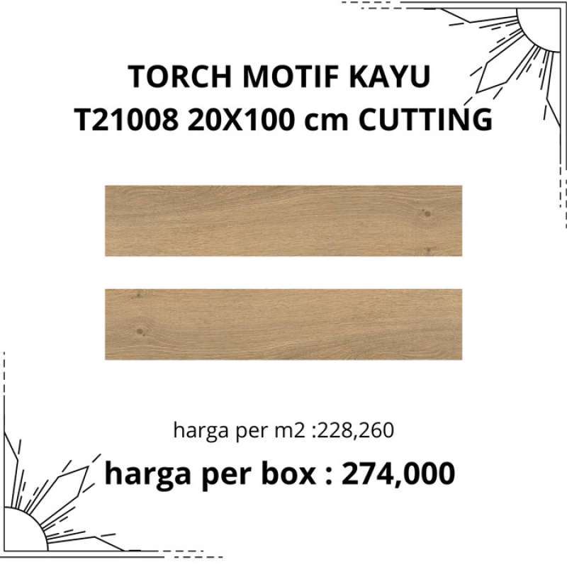 Jual GRANIT INTERIOR&EKSTERIOR DINDING&LANTAI 20X100 M MOTIF KAYU CUTTING - T21001 di Seller pt ...