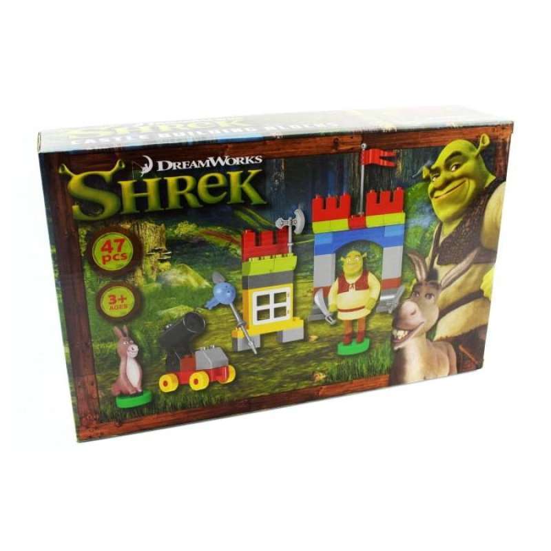Jual Toy Addict Shrek Blocks Mainan Edukasi Include Figure Set [47 Pcs ...