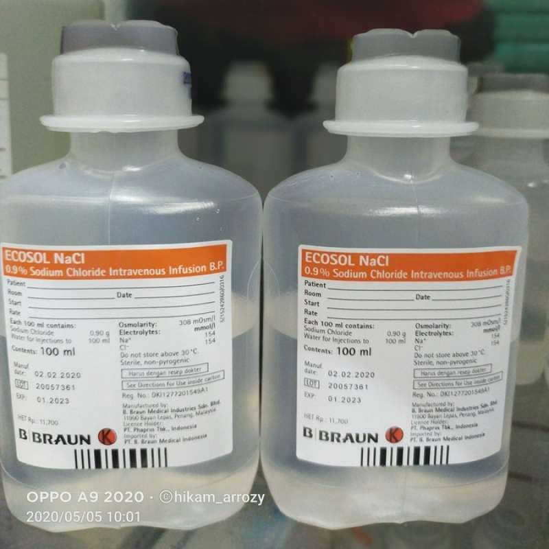 Jual Original produk nacl 100ml broun di Seller Salam Sehat - Pal ...