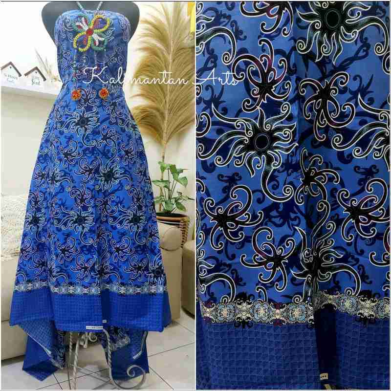 Jual Kain Batik Dayak Kaltim Kalimantan bahan Katun di Seller ...