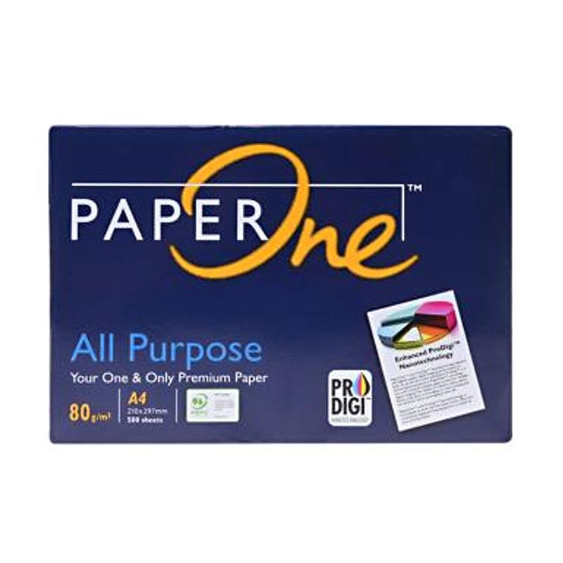 Jual Paper One Kertas HVS A4 [80g] di Seller DatascripMall.ID ...