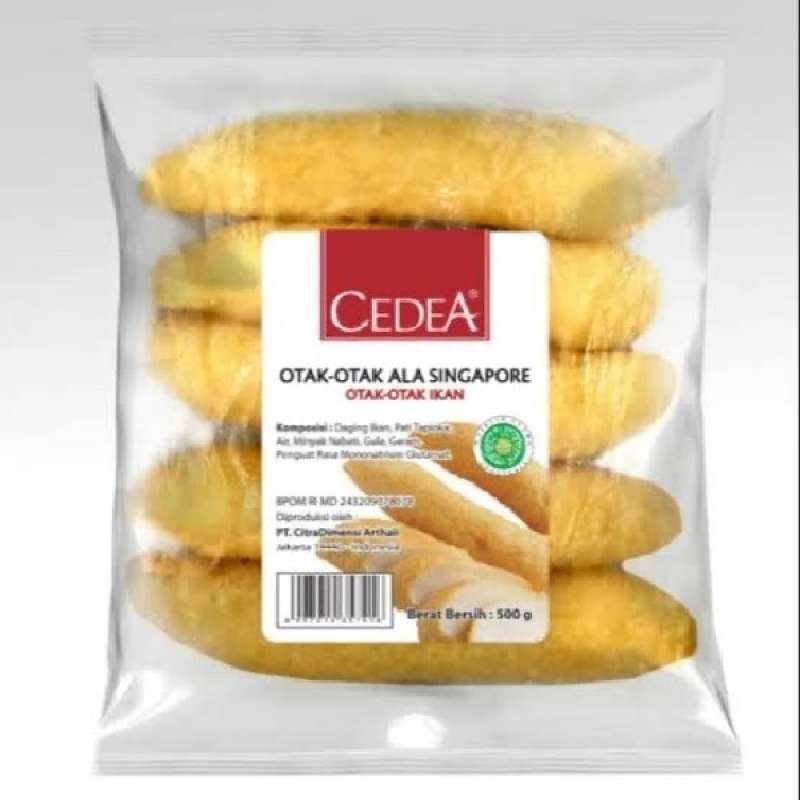 Jual Otak-otak Singapore Cedea 500gr Fish Cake Singapur Isi 5 Halal Di ...