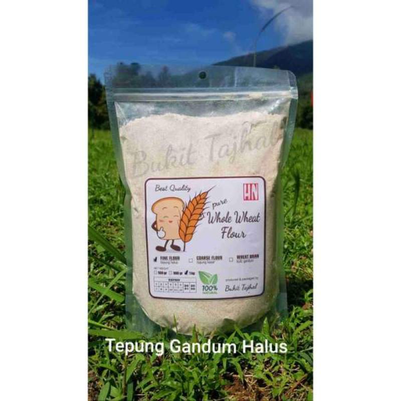 Promo Tepung Gandum Halus 1 kg / Fine Whole Wheat Flour 1 kg Diskon 11% ...