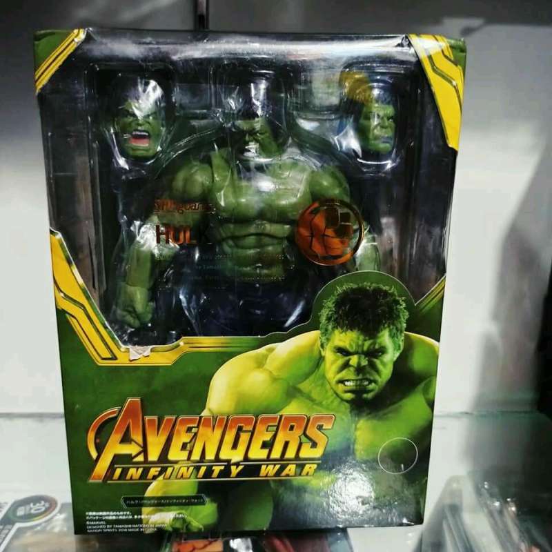 Jual Mainan Figure Shf Hulk Infinity War Avengers Hulk Recast Bandai ...