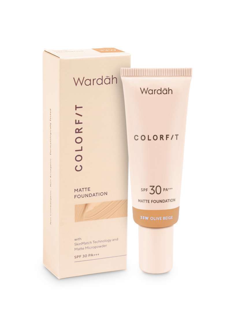 Promo Wardah Colorfit Matte Foundation [25 mL] / Foundation matte tahan ...
