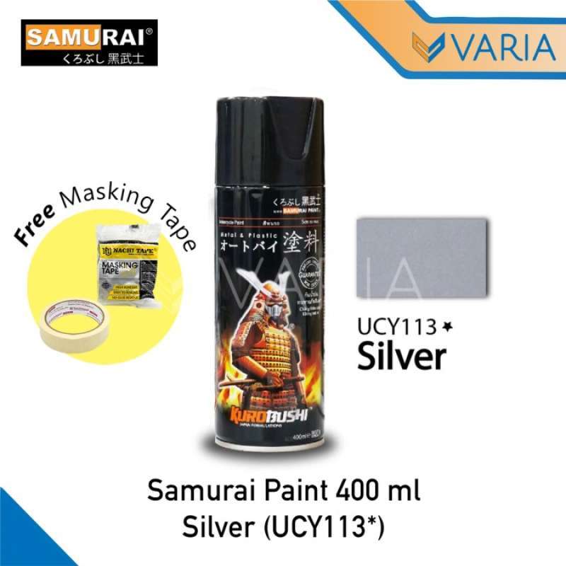Jual Cat Semprot Spray Aerosol Samurai Dasar Primer Silver UC Y113 di ...