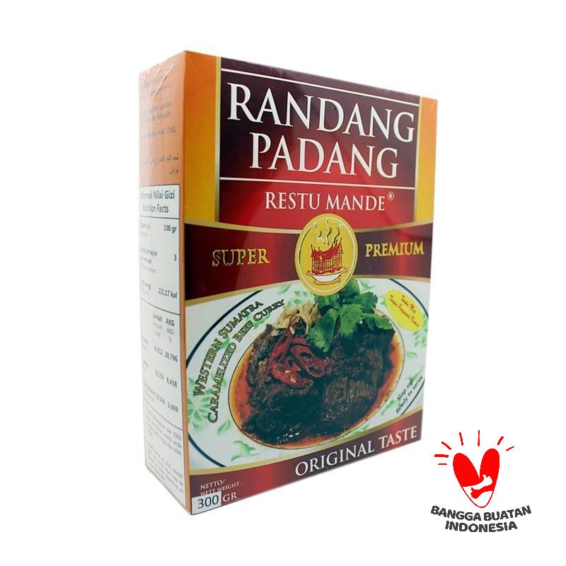 Jual Restu Mande Rendang Sapi Original Taste Makanan Instan [300 G] Di ...
