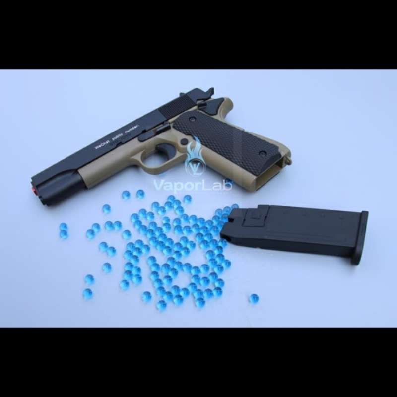 Promo pistol mainan anak toy gun replika STD M1911 magazine peluru ...