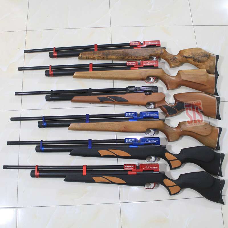 Jual Senapan Angin PCP Benjamin Marauder 38/60 Klasik Magazin + Mano di ...