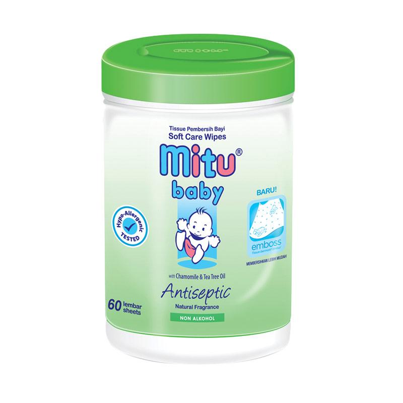 Jual Mitu Baby Wipes Tisu Basah Antiseptic Termurah - Harga Grosir ...