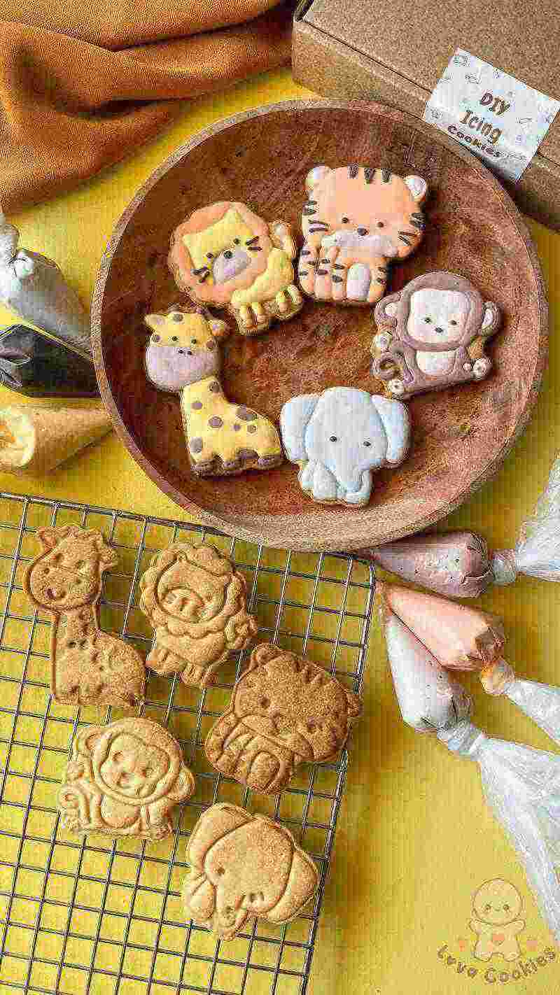 Jual DIY (Do It Yourself) Icing Cookies Lova Cookies Menghias Cookies ...