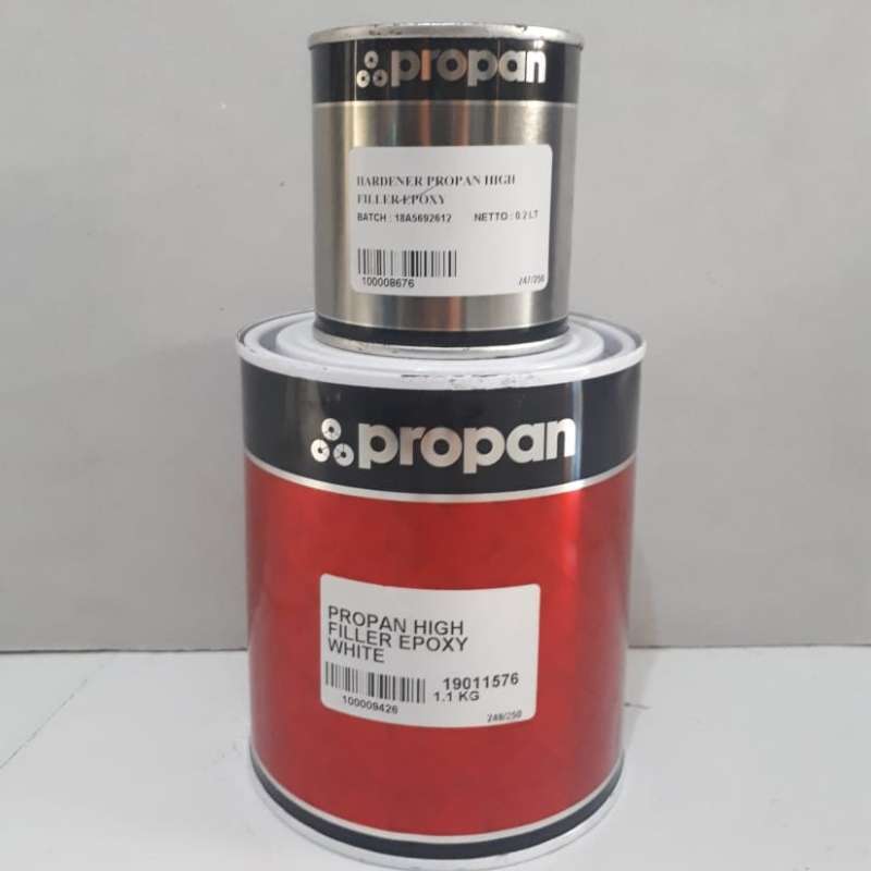 Jual Propan High Filler Epoxy Cat kayu & Besi 1,3L set - Abu-abu di ...