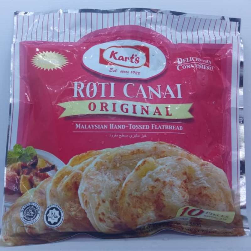 Jual Karts Roti Canai Original 10pcs (frozen Food) di Seller Meg Food ...