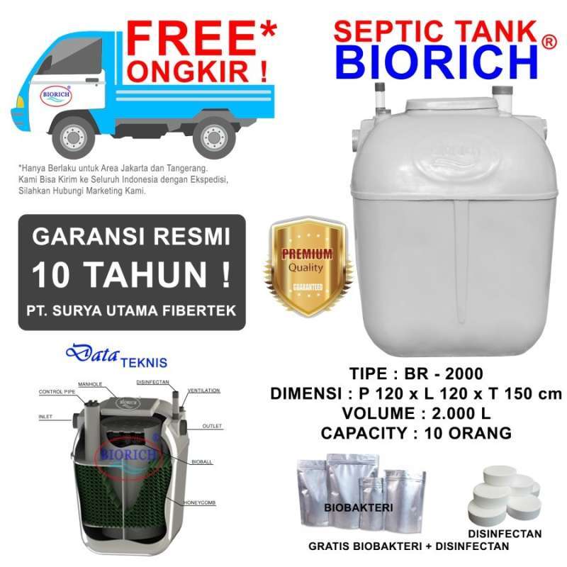 Jual Septic Tank Bio, Biotank, Biofil, Biotech, Biotek, Biorich ...