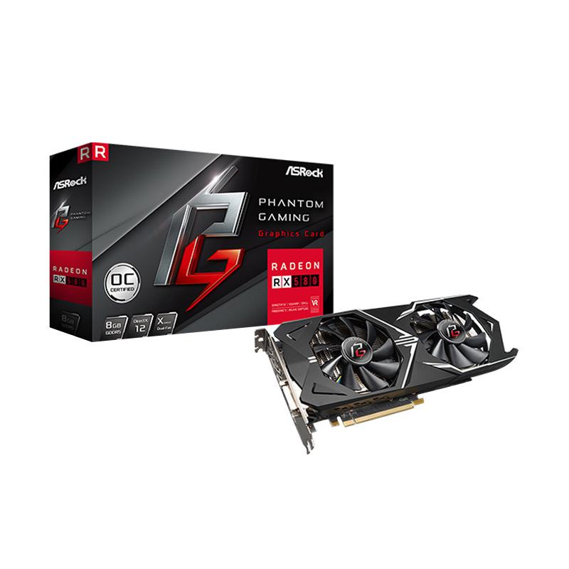 Jual Asrock Phantom Gaming X Radeon RX580 8G OC Graphics Card di Seller ...