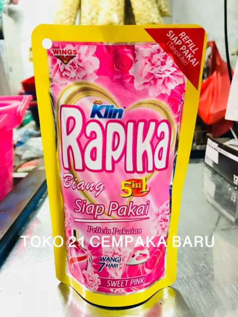 Jual Rapika SWEET PINK Refill 250 ml | Soklin Rapika Pelicin Pakaian ...