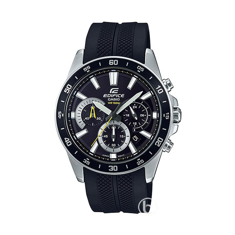 Jual Casio Edifice Chronograph Rubber Strap Jam Tangan Pria [original ...