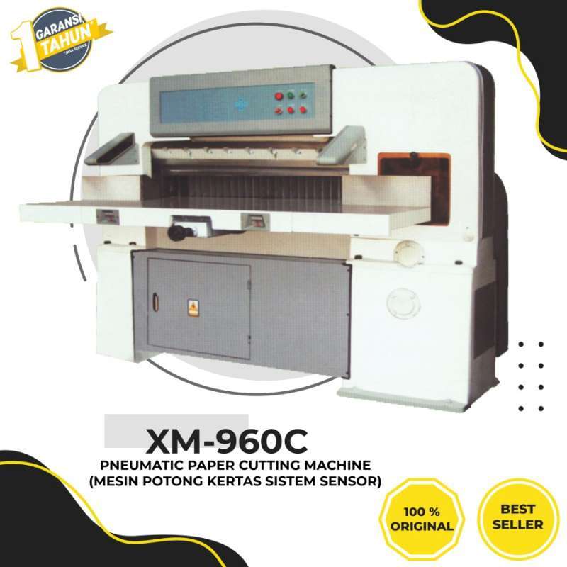 Jual Mesin Pemotong Potong Kertas Pneumatic Paper Cutting 96 X 12 Cm 3 ...