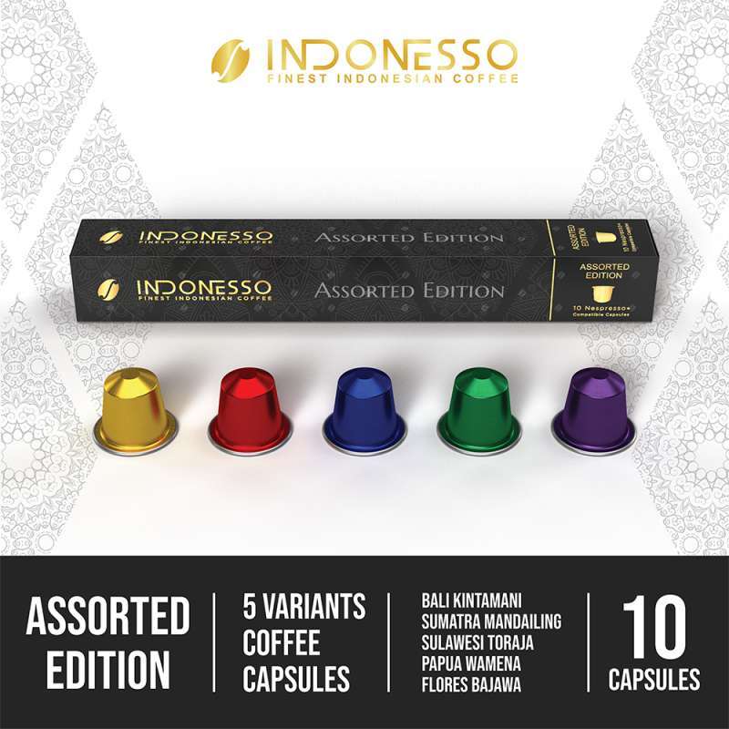 Promo INDONESSO Assorted Edition Nespresso® Capsules / Kapsul Kopi 5 ...