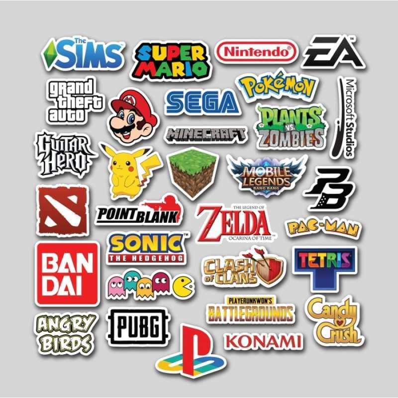 Jual STICKER PACK LOGO GAMES | STICKER TUMBLR | STIKER LAPTOP KOPER ...