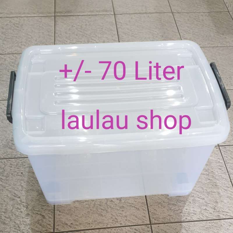 Jual Box Container Multiclub 70 Liter Bening Transparan Real Cb 70 ...
