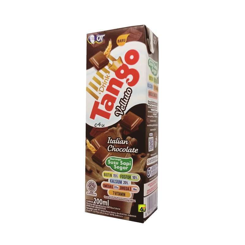 Jual Tango Drink - Susu UHT Rasa ITALIAN CHOCOLATE - 200ml RTD Kotak di ...