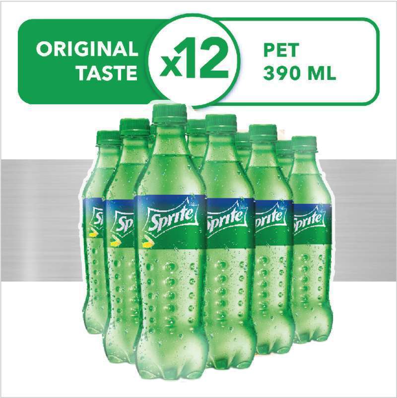 Promo SPRITE MINUMAN RINGAN 390 mL [ 1 PAK @12 btl ] Diskon 12% di ...
