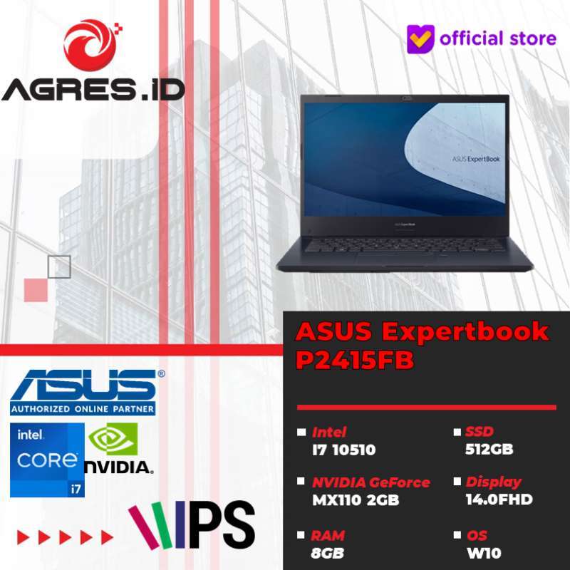 Jual ASUS EXPERTBOOK P2451FB EK7852T - I7 10510 8GB 512SSD MX110 2GB ...