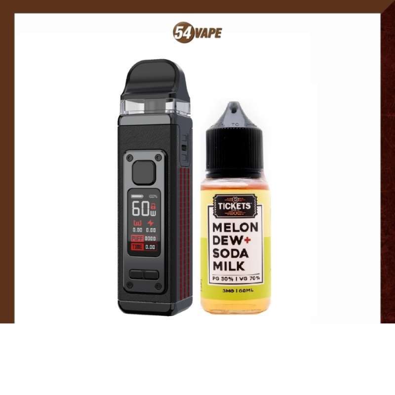Promo Smok RPM 4 1650mAh Pod Kit With Liquid Freebase 60ml Diskon 28% ...