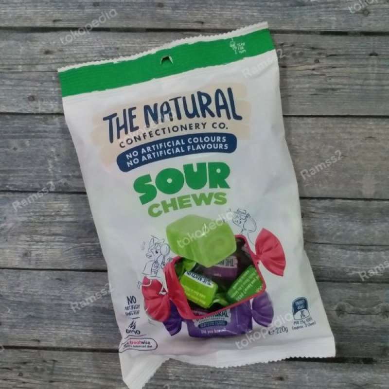 Jual The Natural Confectionary Co Sour Chews Permen Jelly Candy ...