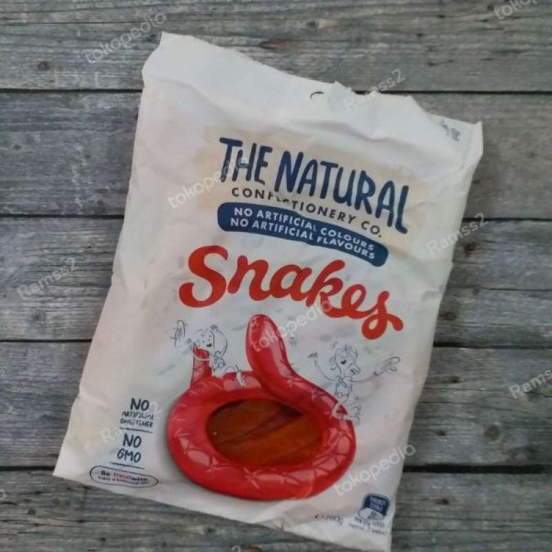 Jual The Natural Confectionary Co Snakes Permen Jelly Candy Australia ...