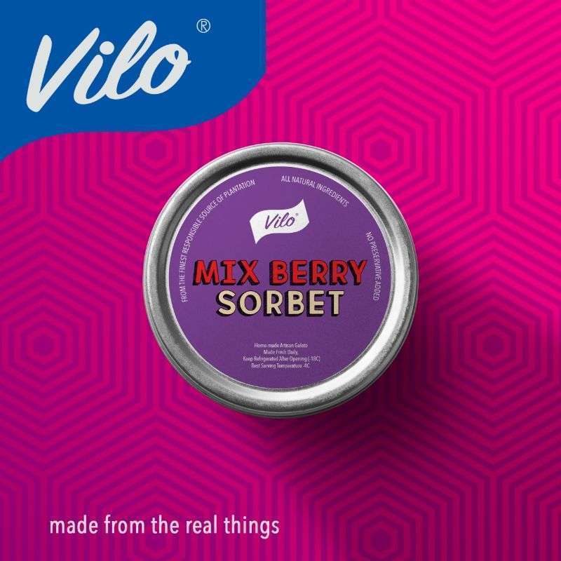 Jual Vilo Gelato Mix Berry Sorbet [250 Ml] Di Seller Vilo Gelato ...