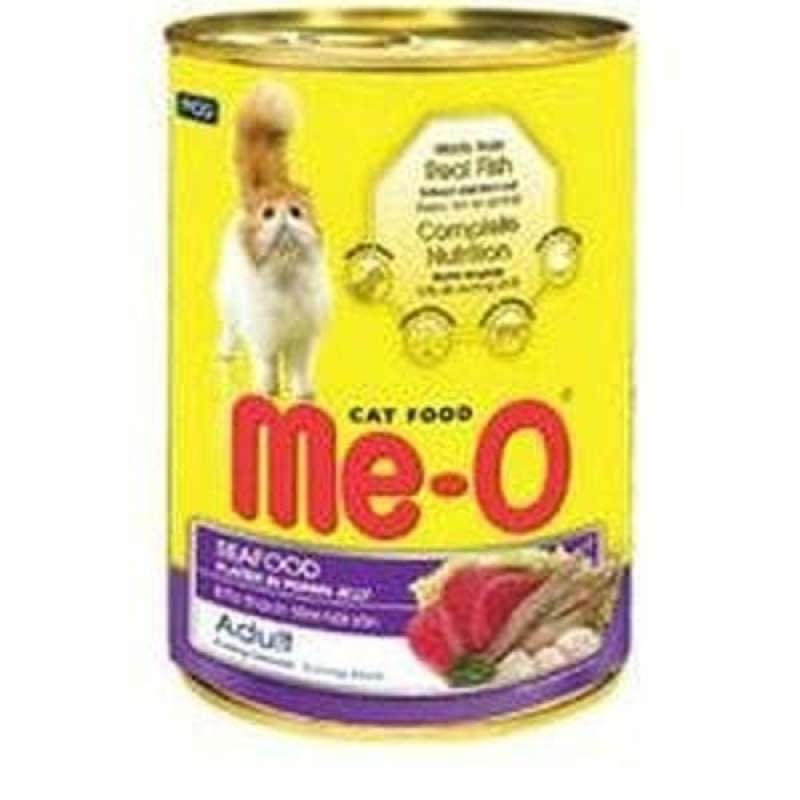 Jual MeO Makanan Kucing Basah [400 g] - Seafood di Seller Petshopid ...
