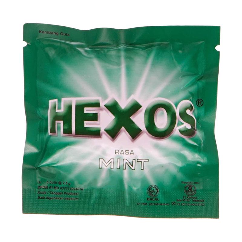 Promo HEXOS Mint Permen Kemasan [1 Box 50 Sachet] Diskon 13% di Seller ...