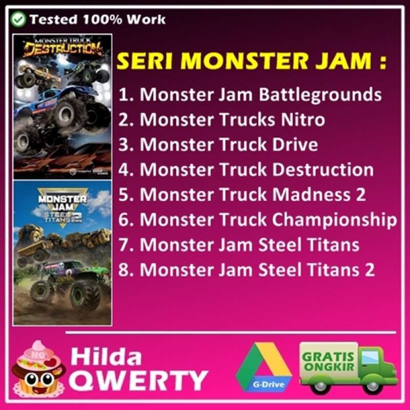 Jual Monster Jam Game Paket Lengkap SEMUA SERI untuk PC Laptop di Seller Hilda Qwerty - Gumuruh ...